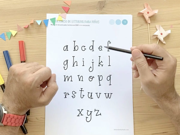 Curso Online de Lettering para Niños y Niñas | Escuela Project Party