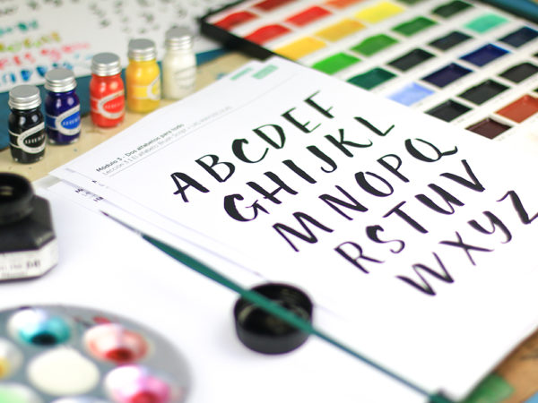 Lettering Pinceles Curso Online | Escuela Project Party Studio