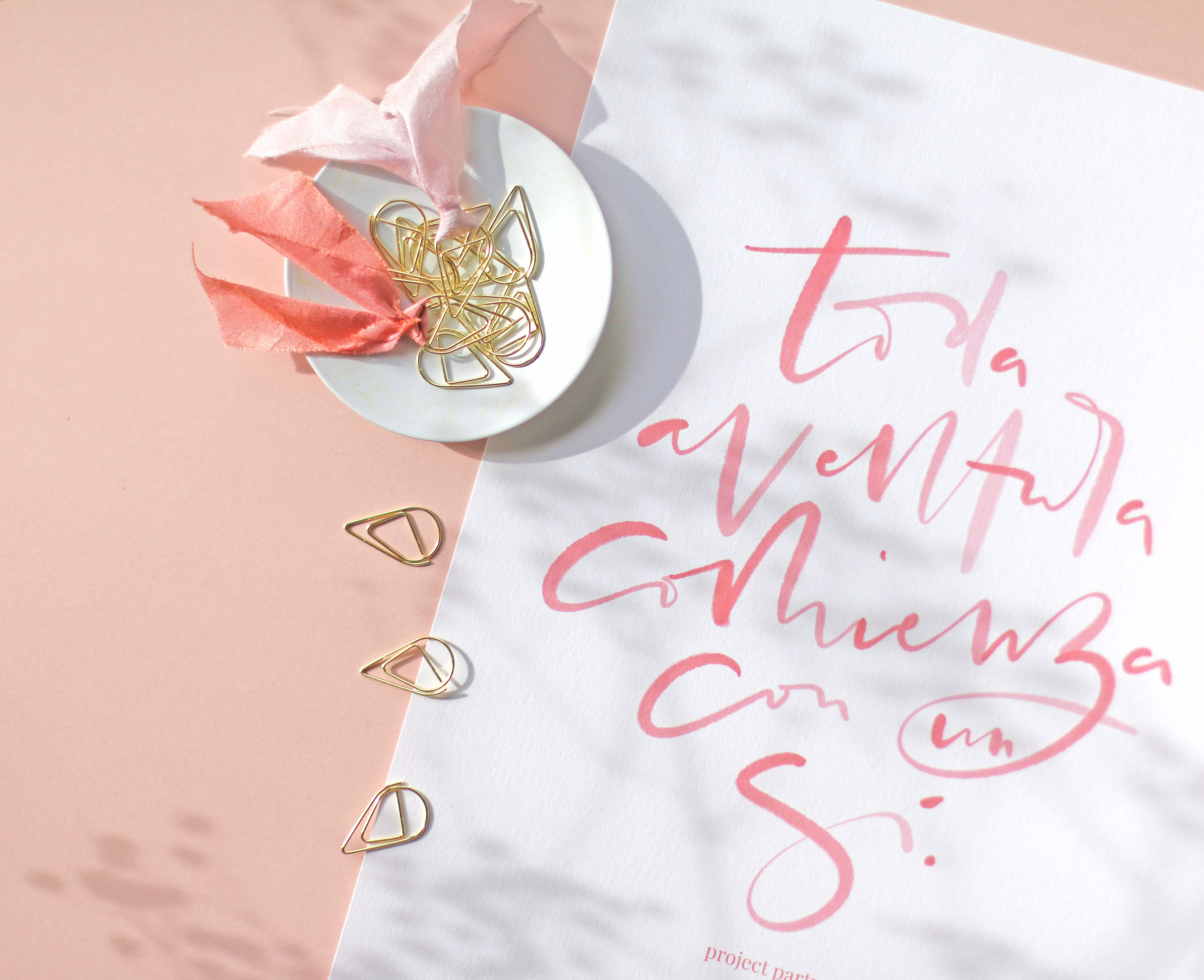 Lámina descargable San Valentín ¡Un lettering precioso! | Project Party