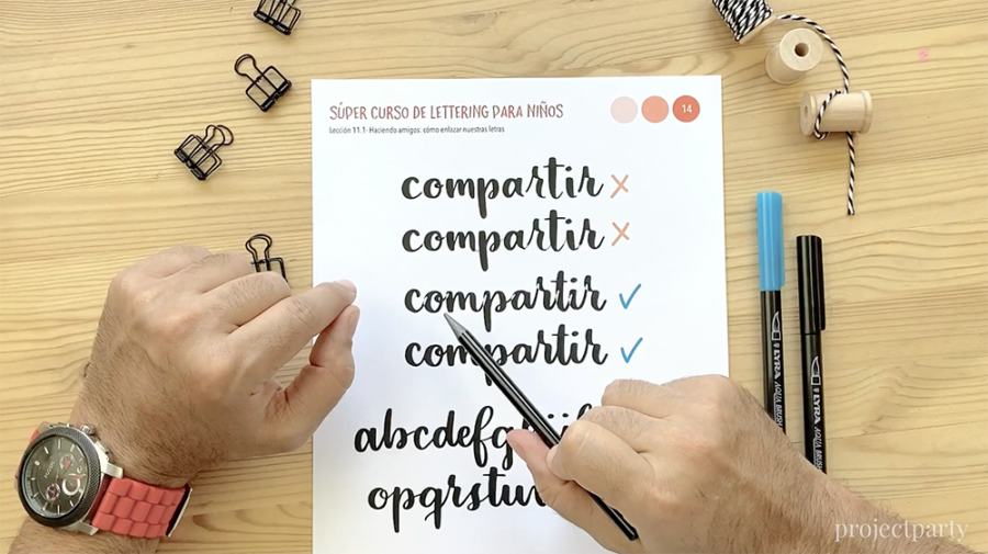 Beneficios del lettering en niños y niñas | Escuela Project Party